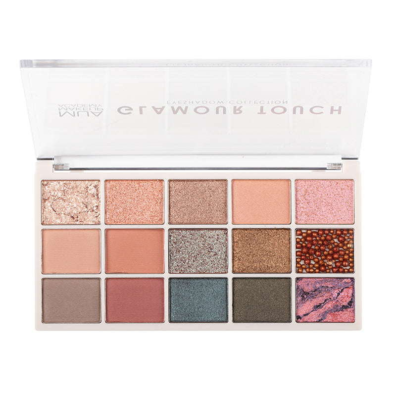 MUA 15 SHADE EYESHADOW PALETTE - GLAMOUR TOUCH - MUA MAKEUP ACADEMY