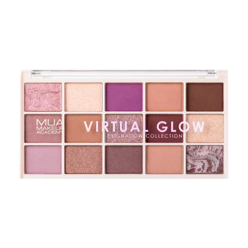 MUA 15 SHADE PALETTE - VIRTUAL GLOW - MUA MAKEUP ACADEMY