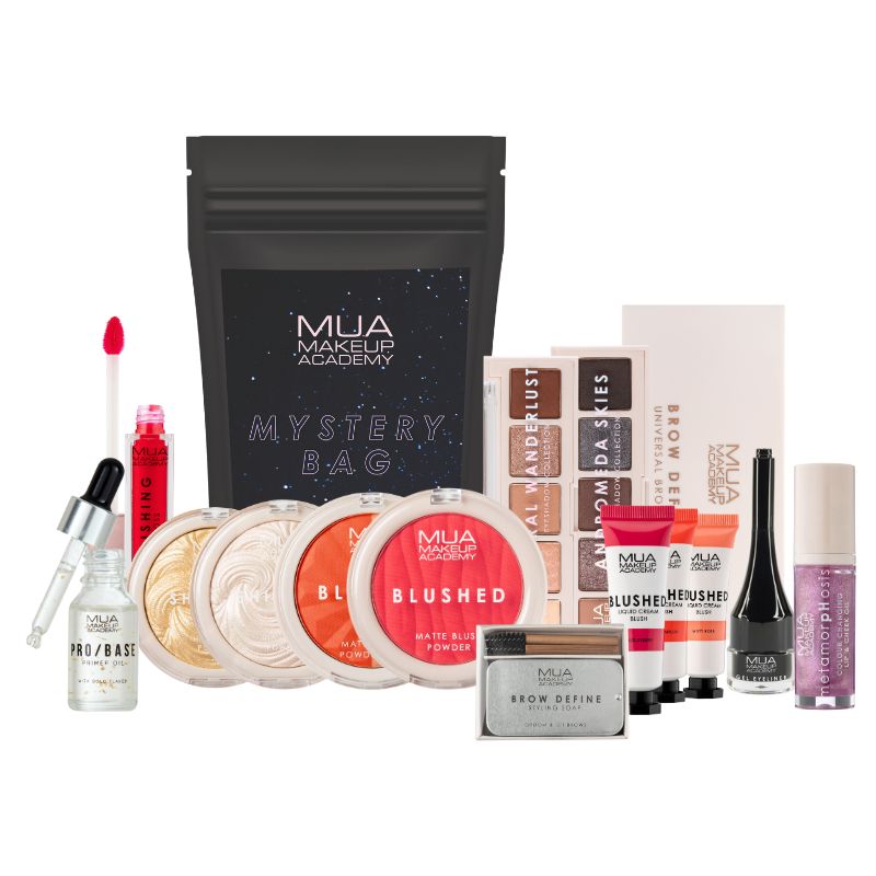 MUA MYSTERY MAKEUP VAULT (10 items) - MUA MAKEUP ACADEMY